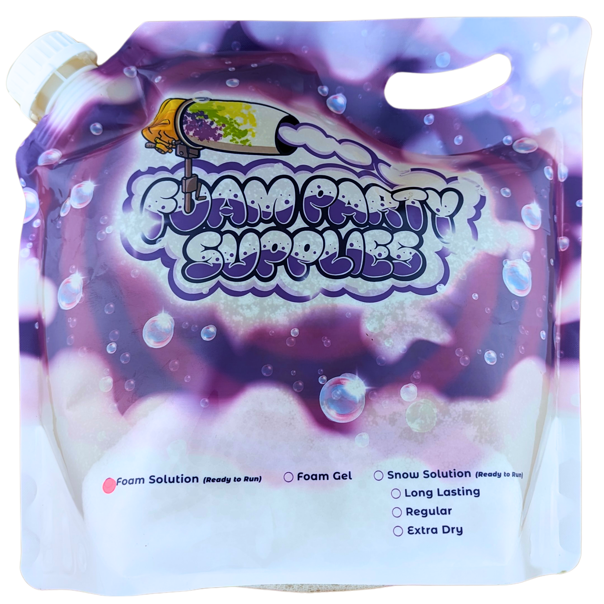 Concentrated Foam Solution (1-10 Gallons) | Foam Party Supplies